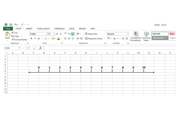 How to Make a Number Line in Excel | Techwalla